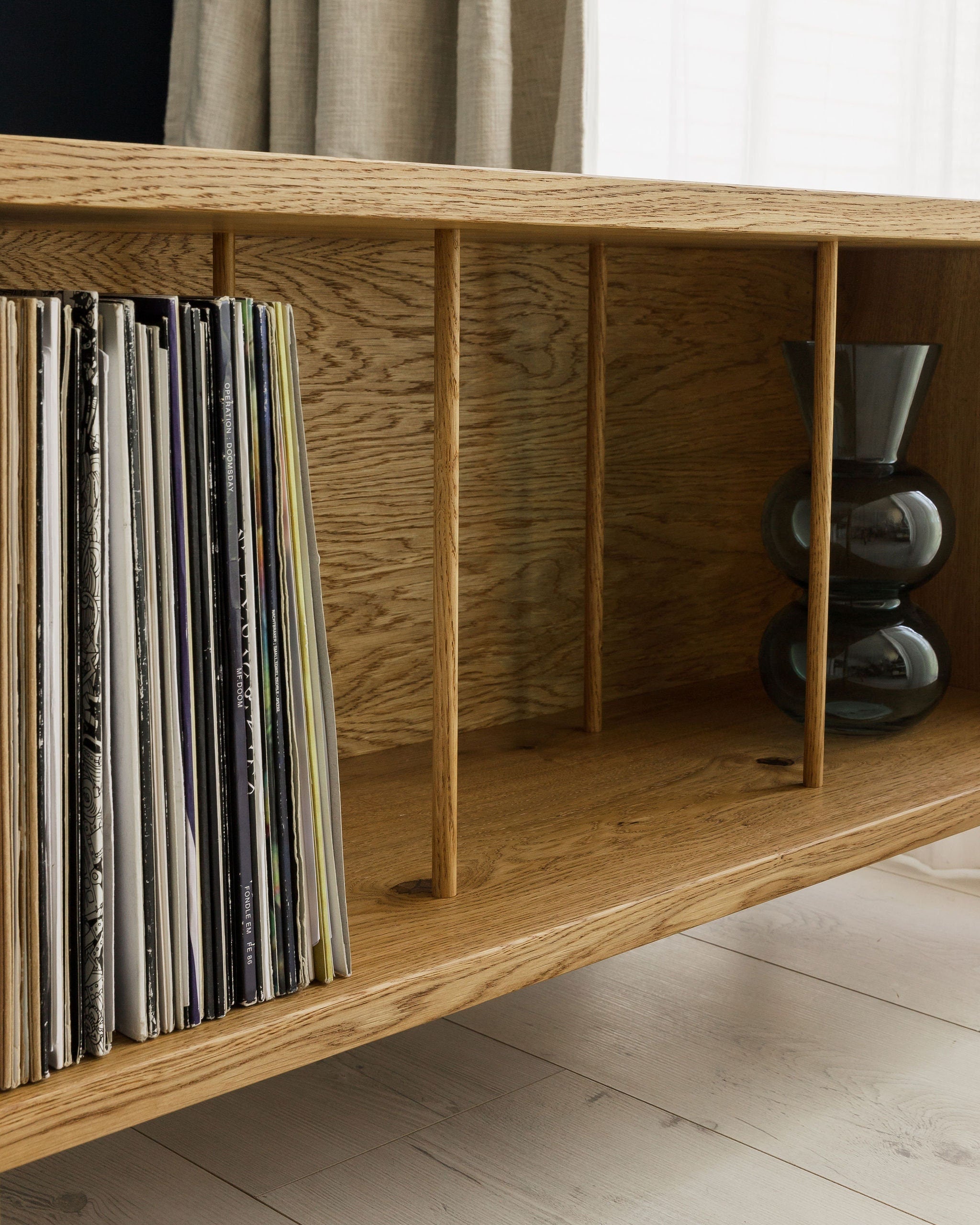 'Claremont' Solid Oak Record Player Stand. Sustainably Sourced – Colin ...