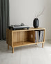 'Claremont' Solid Oak Record Player Stand. Sustainably Sourced – Colin ...